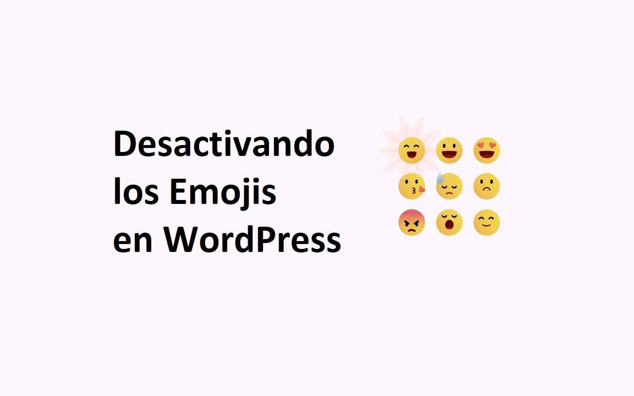 Desactivar los emoji en wordpress - Hugo Calixto